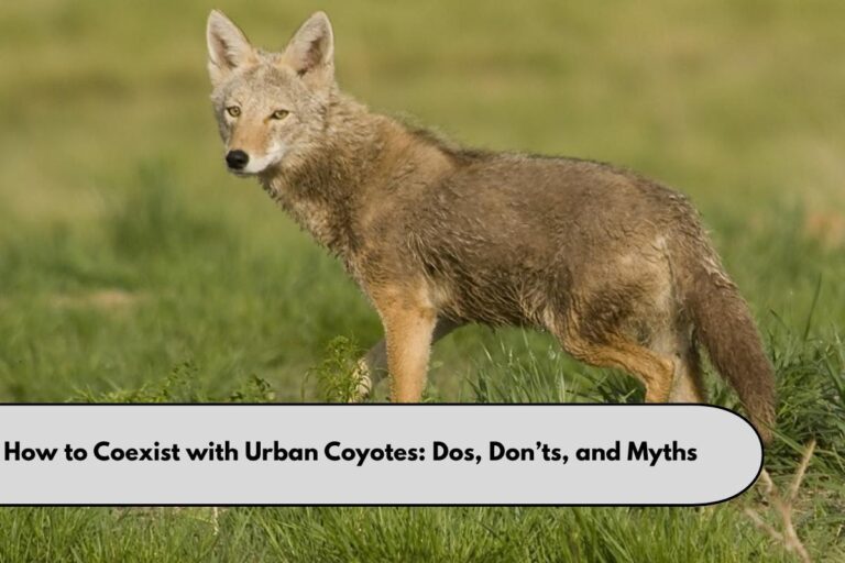 How to Coexist with Urban Coyotes: Dos, Don’ts, and Myths